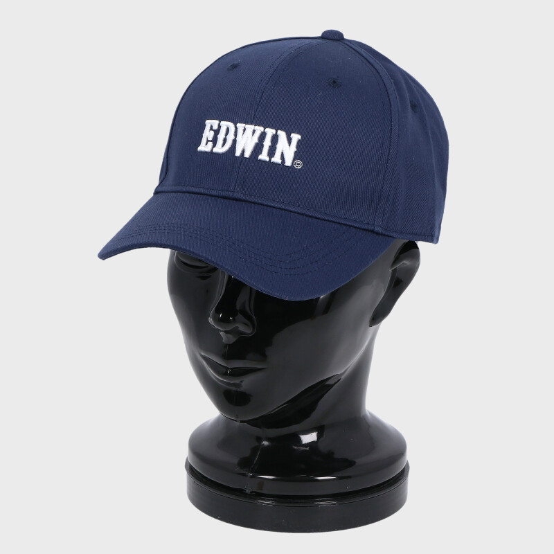 【公式】卸・仕入れサイト【SELF WEB SHOP】-大西衣料株式会社-紳士『EDWIN(エドウィン)』ロゴ入りコットンツイル六方CAP ...