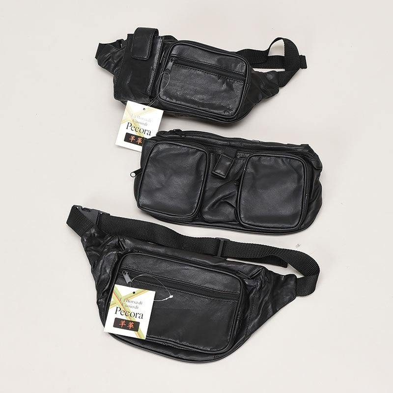 【公式】卸・仕入れサイト【SELF WEB SHOP】-大西衣料株式会社-紳士羊革ウエストバッグ3型: ファッション小物｜【公式】卸・仕入れ ...